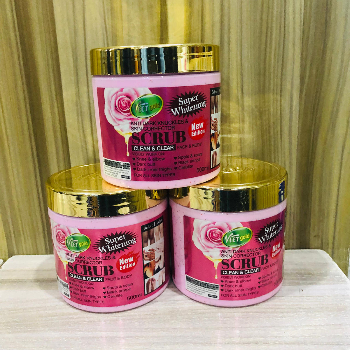 VEET GOLD ANTI DARK KNUCKLE & SKIN CORRECTOR SCRUB (500G) – Urchidamas ...